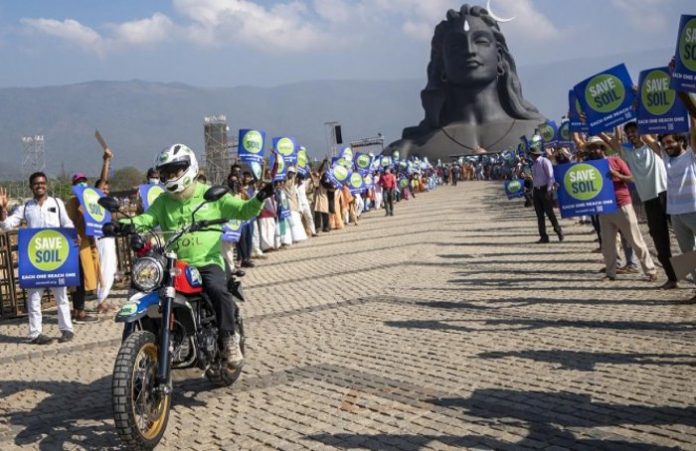 Soil: Sadhguru on solo motorcycle journey in 27 countries
